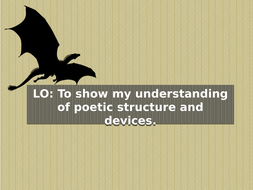 THE JABBERWOCKY - LESSON 1 - COLD TASK | Teaching Resources