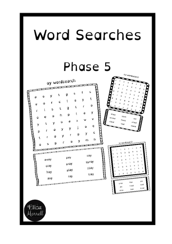 Phonics - Phase 5 - Word Searches | Teaching Resources