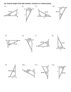 GCSE Foundation - Trigonometry- Finding Missing Side (L2) | Teaching ...