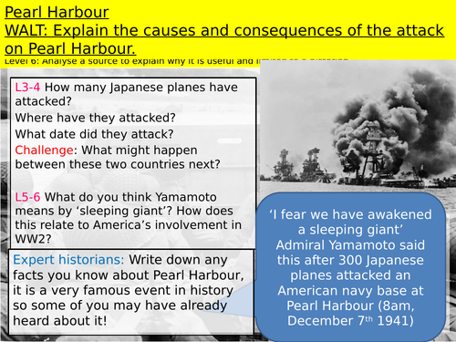 KS3 Pearl Harbour (WW2) | Teaching Resources