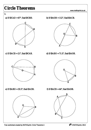 GCSE Edexcel Maths Shape Circle Theorems | Teaching Resources GCSE Edexcel Maths Shape Circle Theorems | Teaching Resources