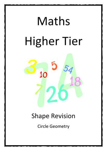 GCSE Edexcel Maths Shape Circle Theorems | Teaching Resources GCSE Edexcel Maths Shape Circle Theorems | Teaching Resources