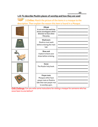 Muslim Places of Worship (Mosque) Lesson - KS2 RE | Teaching Resources