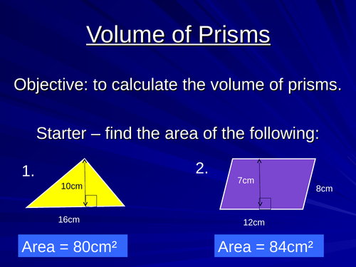 GCSE Edexcel Maths Shapes Volumes 1 | Teaching Resources