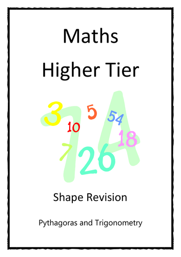 GCSE Edexcel Maths Shapes Pythagoras theorem | Teaching Resources
