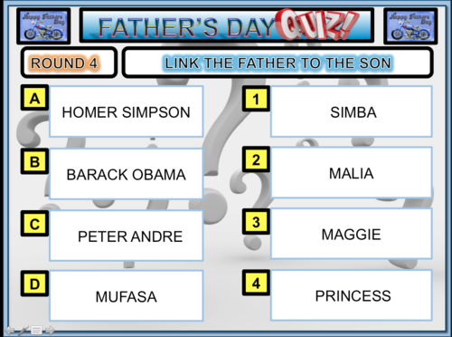 Father's Day Quiz | Teaching Resources