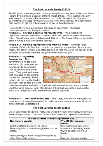 Conflict between Plains Indians and settlers (American West) | Teaching ...