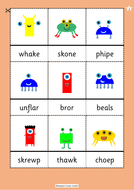 Fun Phonics who's who/ guess who game or Bingo! KS1 EYFS yr1 yr2 ...
