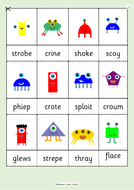 Fun Phonics who's who/ guess who game or Bingo! KS1 EYFS yr1 yr2 ...