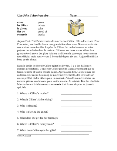 French Beginner Reading Bundle: 5 Readings! (Version 2) | Teaching ...