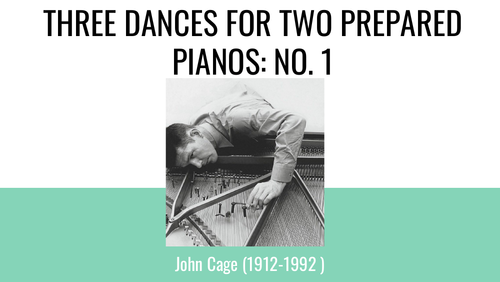 John Cage Resources Edexcel Music AS and A Level | Teaching Resources