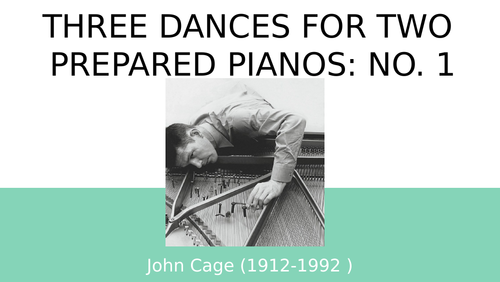 John Cage Resources Edexcel Music AS and A Level | Teaching Resources