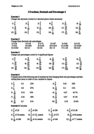 GCSE Edexcel Maths Number Fractions Conversion | Teaching Resources
