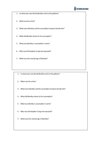 Crime and punishment through time - 4.5 Case study: The Derek Bentley case and capital ...