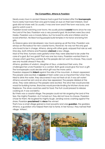 Myth Writing Lesson - KS2 | Teaching Resources