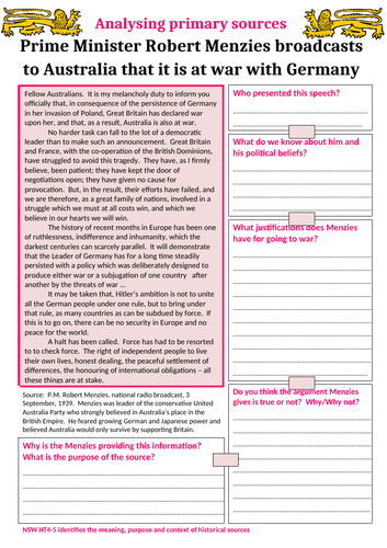 Australia in World War II | Teaching Resources