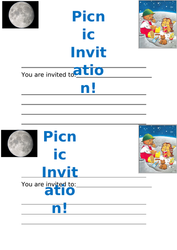 Whatever Next- letter writing, invitations and story sequencing ...