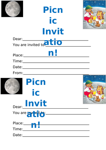 Whatever Next- letter writing, invitations and story sequencing ...