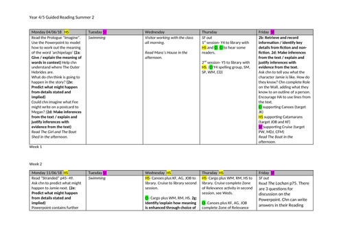 To The Edge of the World Guided Reading | Teaching Resources