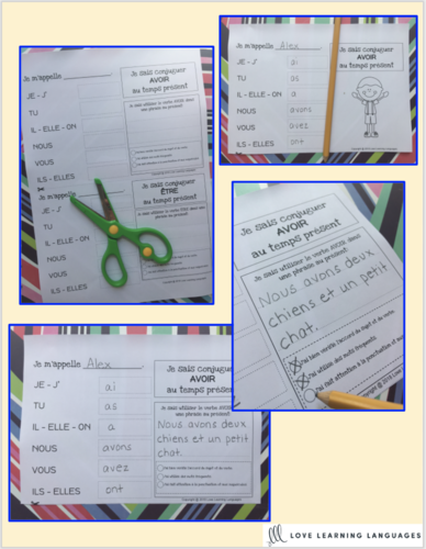 Verbes au présent - 60 verbes français à conjuguer - PRIMAIRE ...