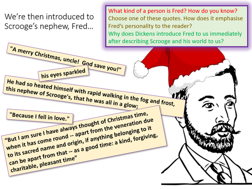 A Christmas Carol - Stave 1 Fred and Scrooge | Teaching Resources