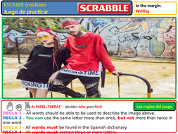 AQA GCSE Photo card scrabble / Tarsia games with templates (speaking ...