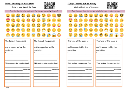 Checking Out Me history poetry analysis | Teaching Resources