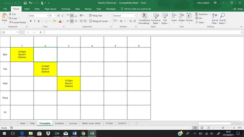 Electronic Teacher Planner / Teacher Mark Book - Free Evaluation ...
