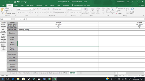 Electronic Teacher Planner / Teacher Mark Book - Free Evaluation ...