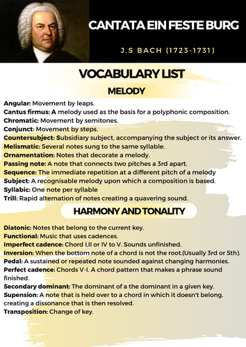 Bach Resources Edexcel Music AS and A level | Teaching Resources