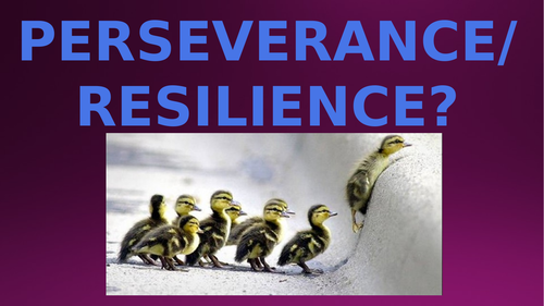 Perseverance/resilience assembly ppt | Teaching Resources