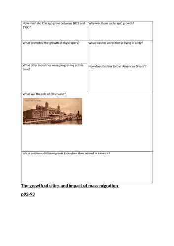 The Making of America 1789-1900- Topic 5 'We the People' | Teaching ...