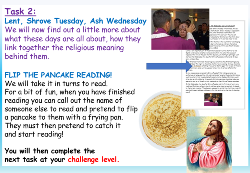 Shrove Tuesday + Lent | Teaching Resources