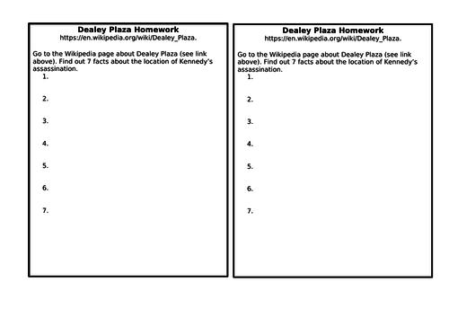 Historical whodunnit- Assassination of JFK | Teaching Resources