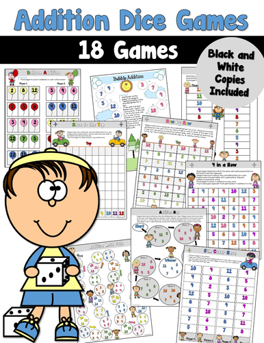 Addition Dice Games | Teaching Resources