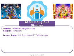 Hinduism - Religion & Life Unit Overview / Revision (GCSE RS - Religion ...