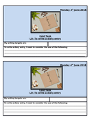 Diary Writing 1 COLD TASK - CHARLIE MERRICK'S FOOTBALL MISFITS ...