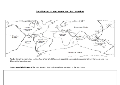 Lesson 4 Distribution of Volcanoes | Teaching Resources