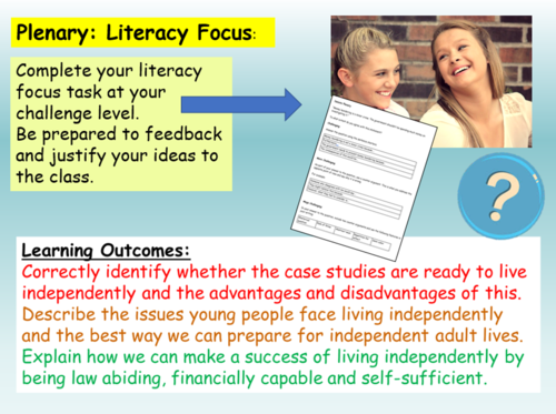 Independent Living | Teaching Resources