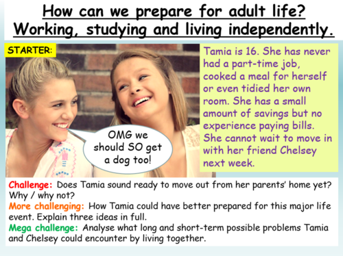 Independent Living | Teaching Resources