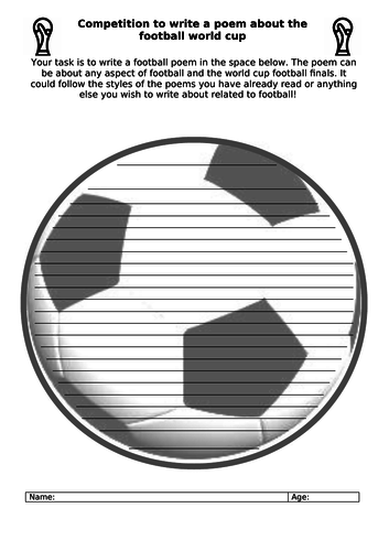 World Cup Football 2018 Activities and Resources and Worksheets ...