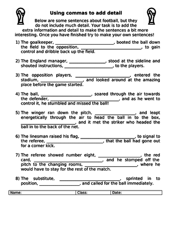 World Cup Football 2018 Activities and Resources and Worksheets ...