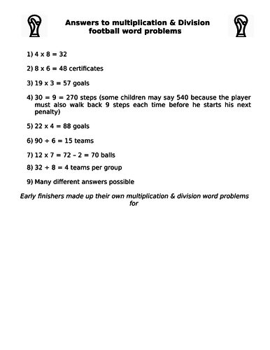 World Cup Football 2018 Activities and Resources and Worksheets - Maths ...