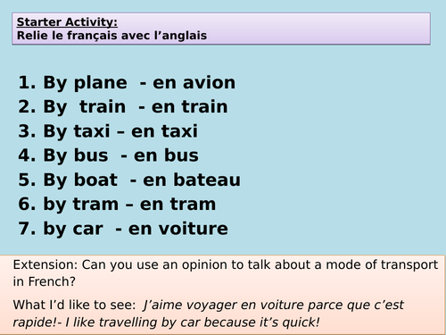 French holidays reading and writing | Teaching Resources
