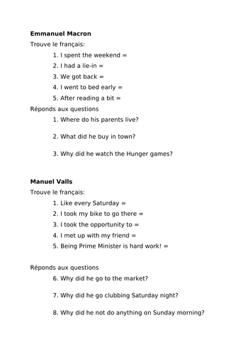 Perfect tense murder mystery | Teaching Resources