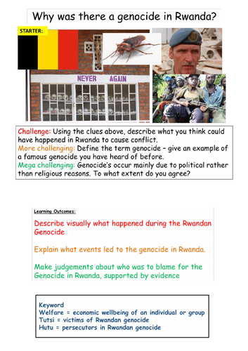 Rwanda Genocide | Teaching Resources