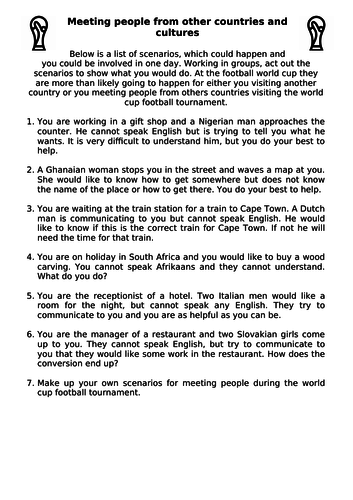 World Cup Football 2018 Activities and Resources and Worksheets - Games ...