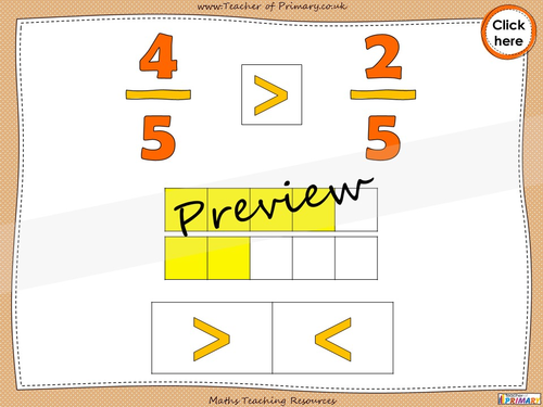 Comparing and Ordering Fractions - Year 3 | Teaching Resources