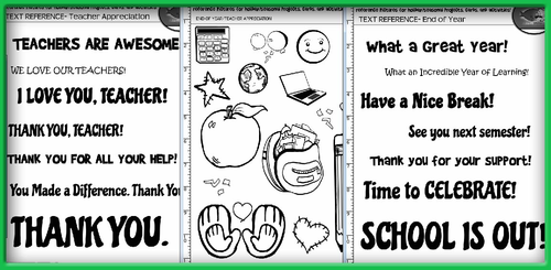 Teacher Appreciation and EOY Cards and Comics Kit! | Teaching Resources