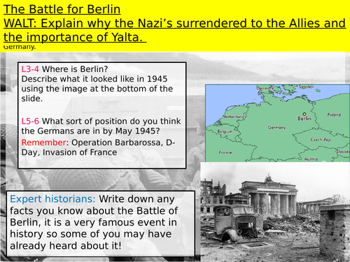 KS3 Hitler's Downfall (WW2) | Teaching Resources